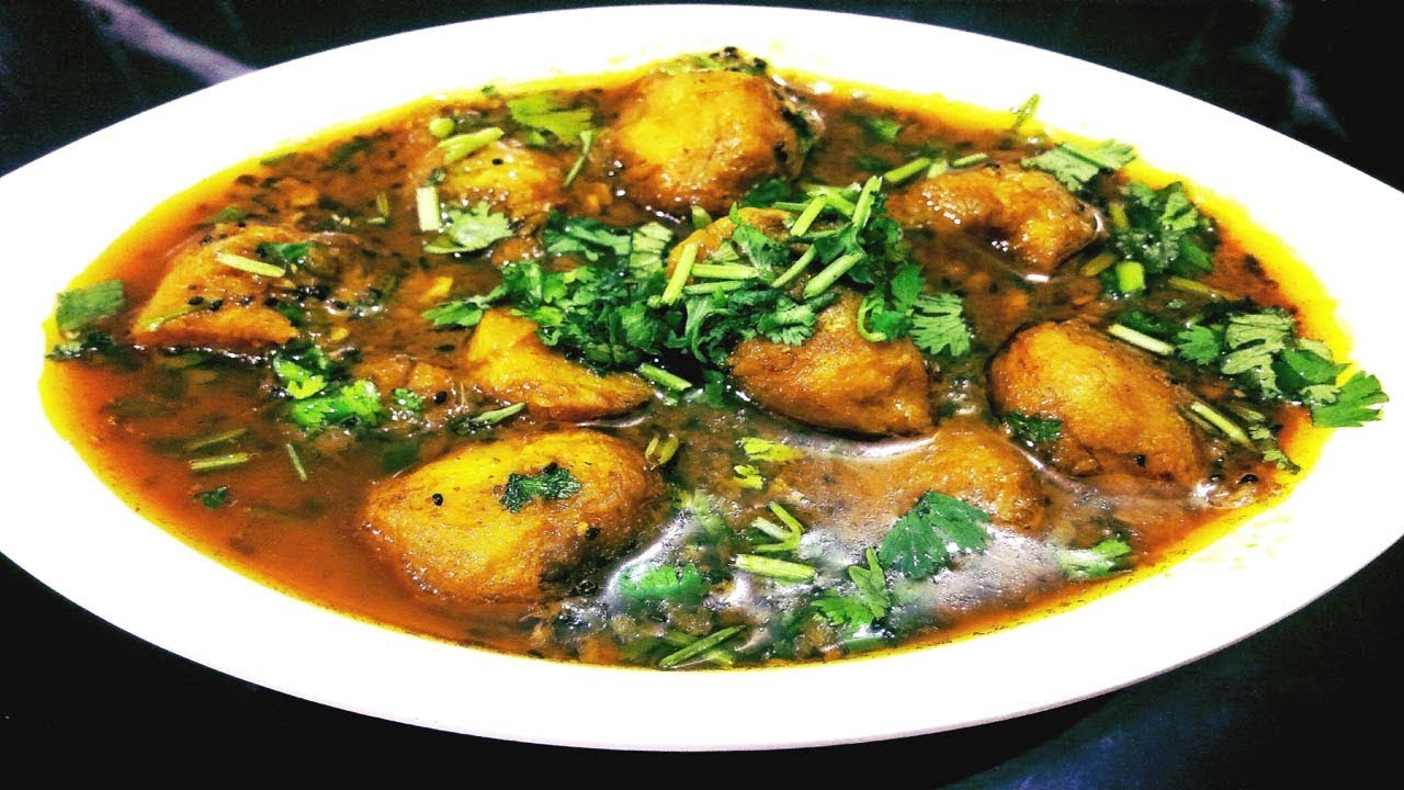 arbi curry recipe or arbi masala, arvi curry, अरबी की ग्रेवी वाली सब्जी ...