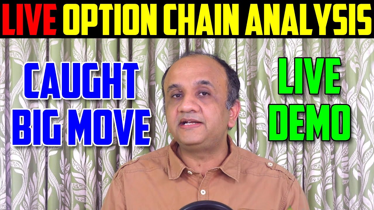 LIVE Option Chain Analysis for Intraday | Option Chain Indicator - YouTube