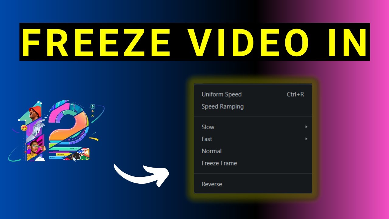 How to Add a Freeze Frame to Video in Filmora 12 - YouTube