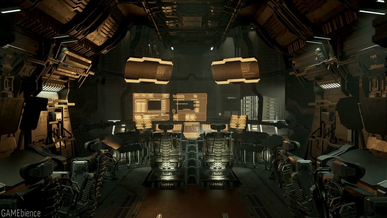 3 Hour - Dead Space Remake - Shuttle Cockpit Ambience - YouTube