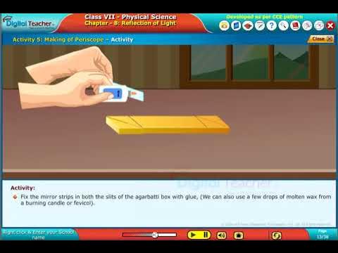 Making of Periscope - Reflection of Light, Class 7 Physics | Digital ...