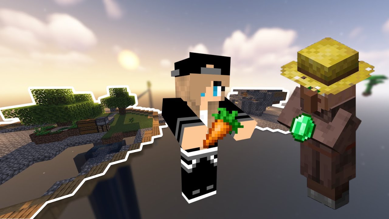 Minecraft Skyblock | Épül az NPC farm... | #3 - YouTube