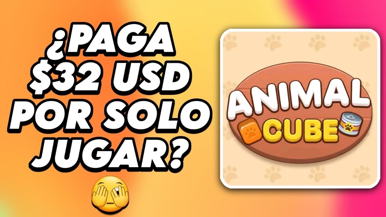 🤑 ANIMAL CUBE REALMENTE PAGA? 💰 APP PARA GANAR DINERO RÁPIDO A PAYPAL ...