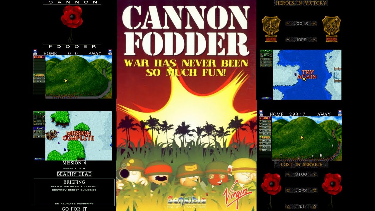 Cannon Fodder: War has never been so much fun. - YouTube
