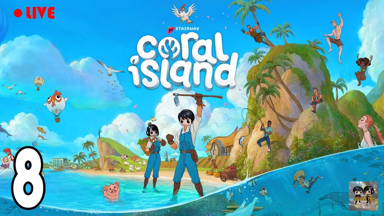 Coral Island #8 | เลี้ยงวัวตัวแรกของฟาร์ม - YouTube