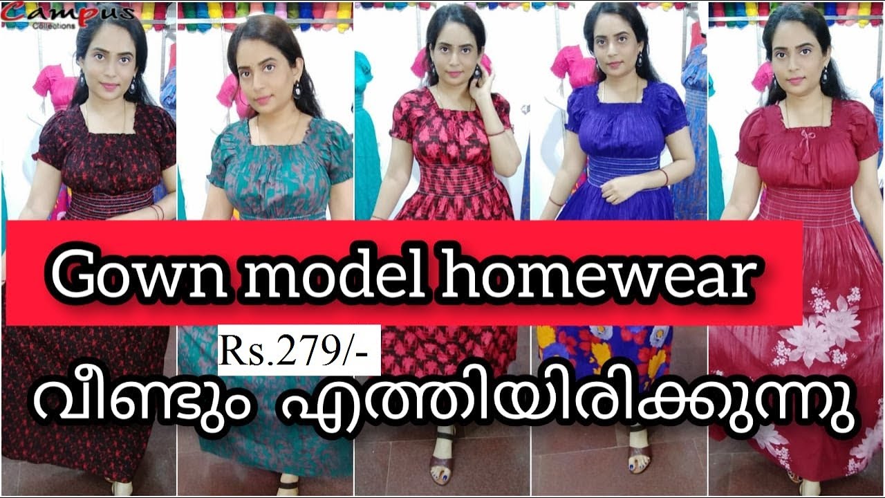 Gown Model Homewear @Campus Adoor - YouTube