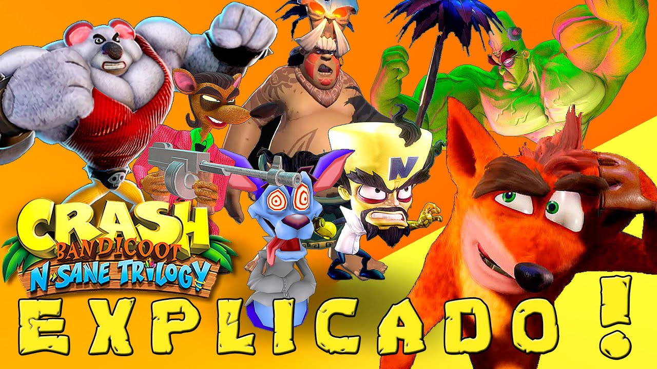 Crash Bandicoot 1 COMO DERROTAR A TODOS LOS JEFES + FINAL ALTERNATIVO ...
