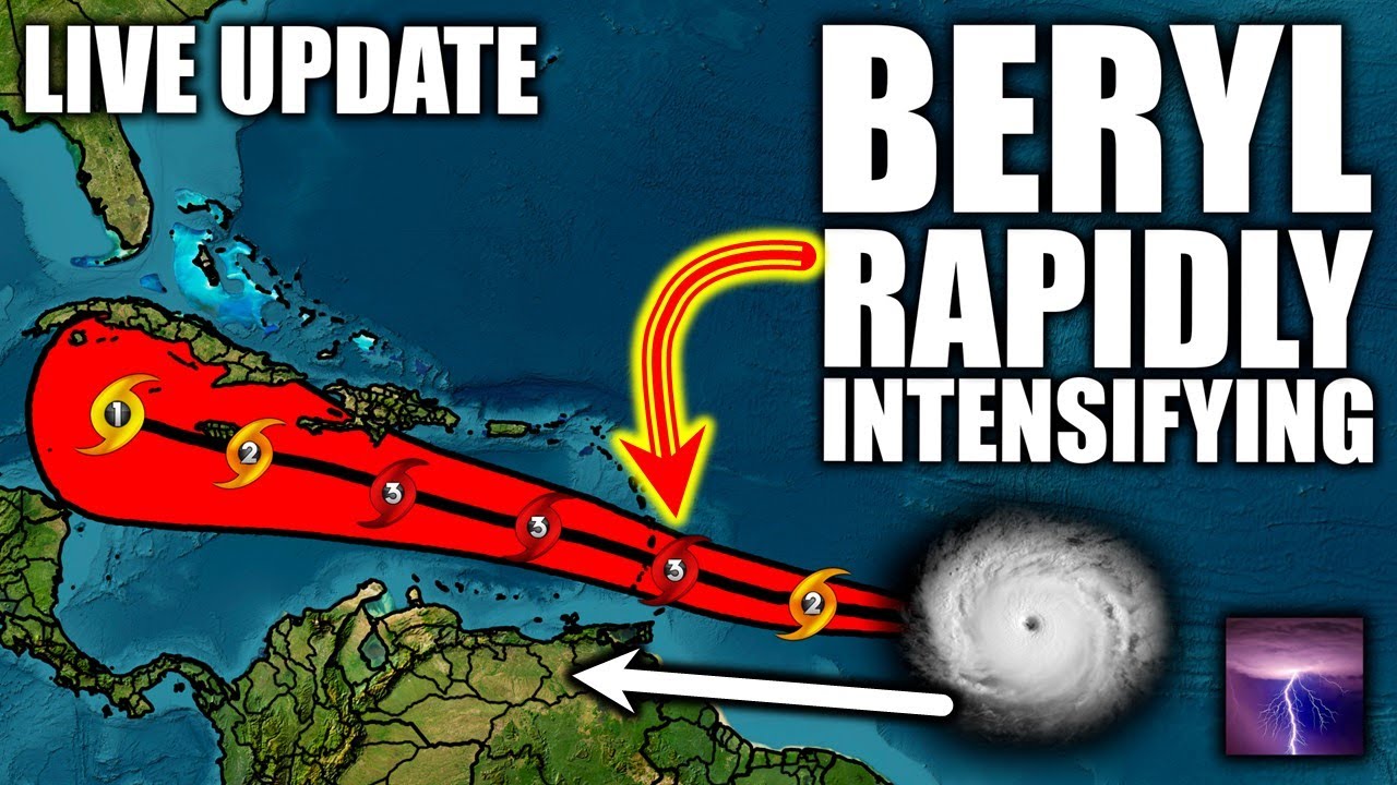 Hurricane Beryl Update Live - Hurricane Beryl Rapidly Intensifying ...
