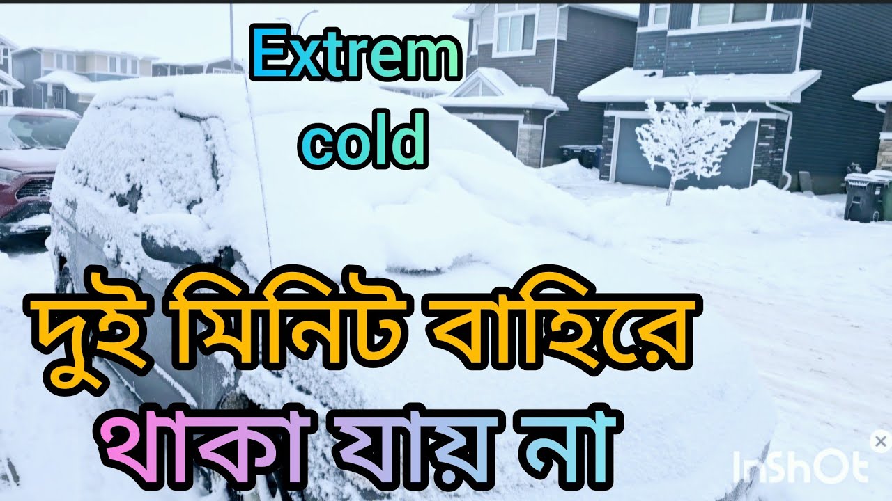 Extrem Cold Weather Calgary Feel -25 🥶🥶 - YouTube