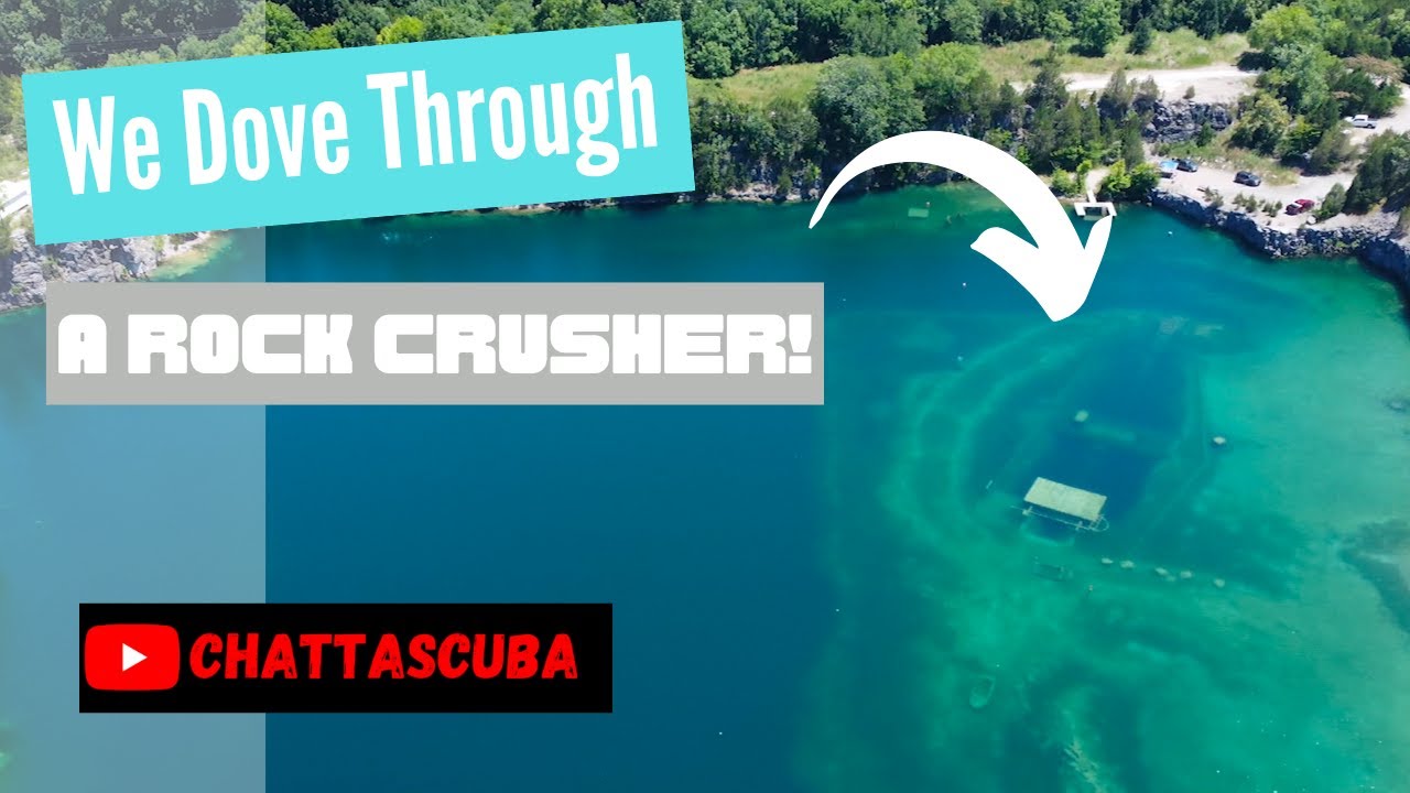 Martha's Quarry-Diving Through a Rock Crusher (CLOSED) - YouTube