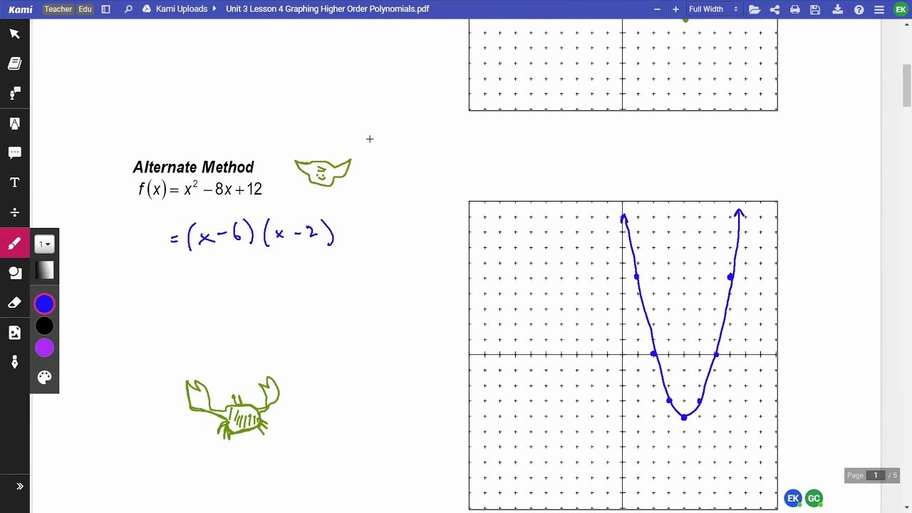 Precalculus A /// Unit 3 Lesson 4 Higher Order Polynomials - YouTube