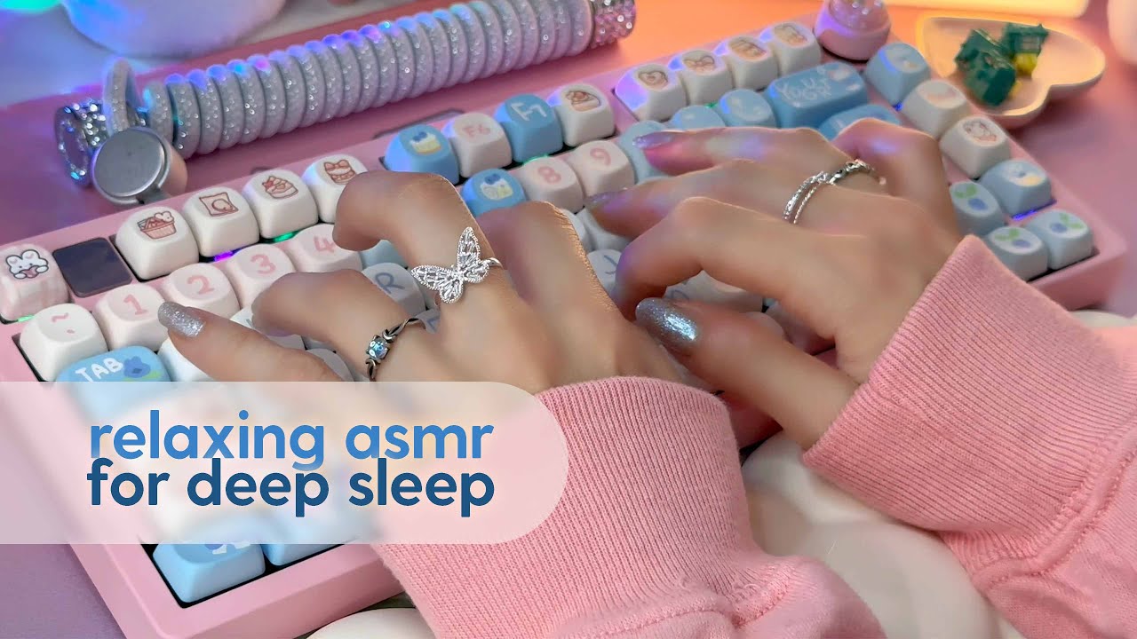 ASMR Typing to Trigger Deep, Relaxing Sleep - YouTube
