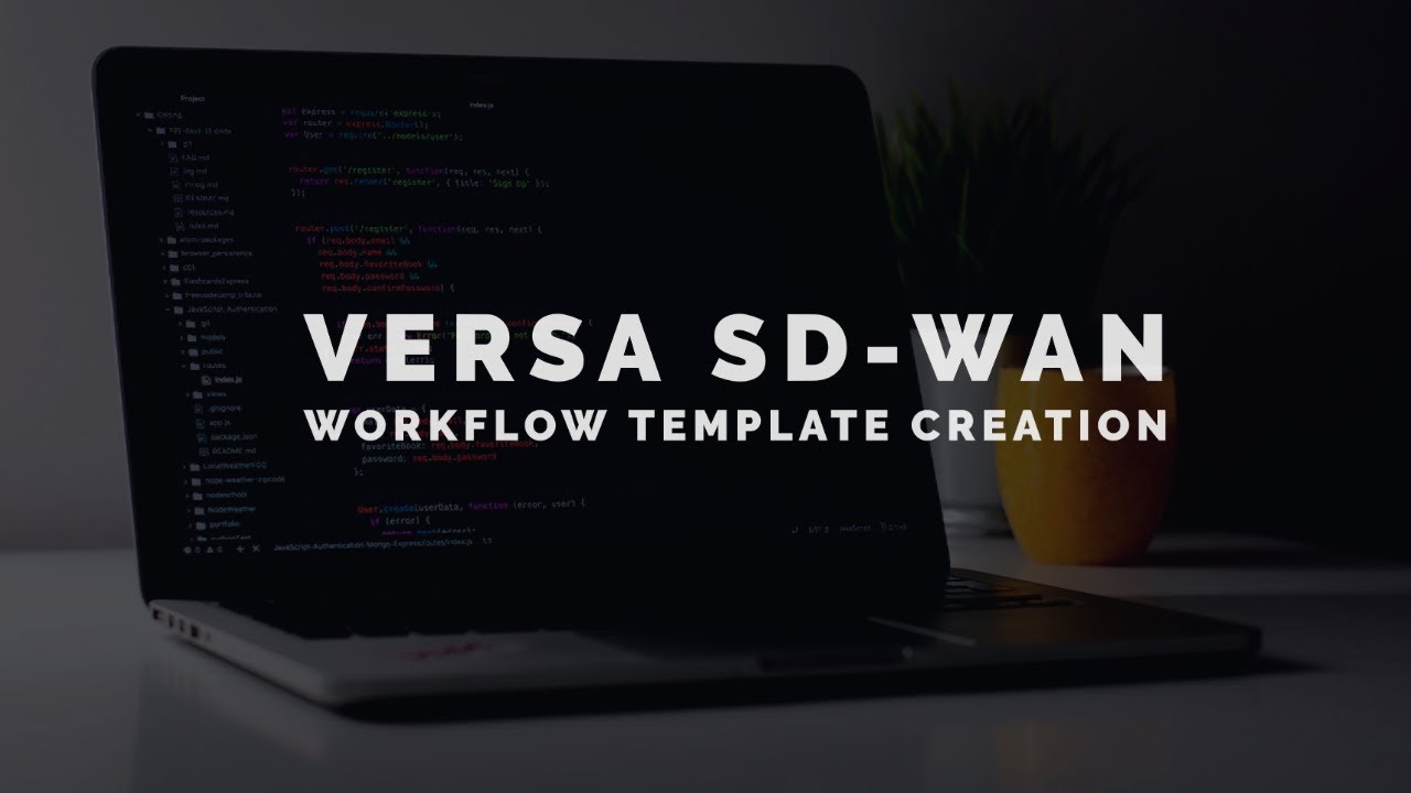 Versa Networks SD-WAN || How to create Workflow Template, Device Group ...