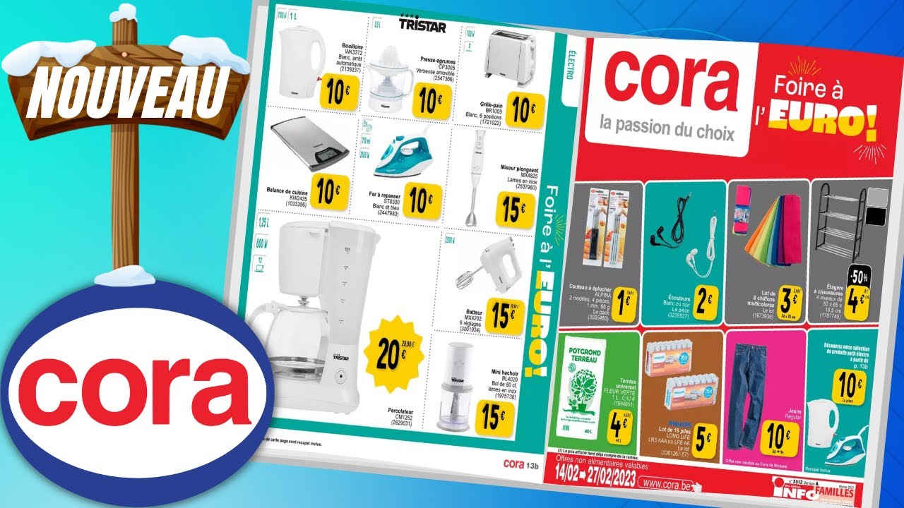folder CORA du 14 au 27 février 2023 🔥 Arrivage - BELGIQUE - YouTube
