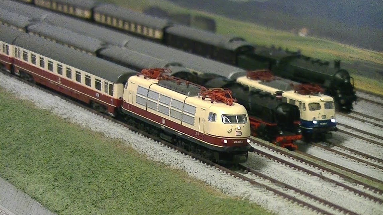 Rheingold & Rheinpfeil Ep.4 DB Arnold, Minitirx spur N - YouTube