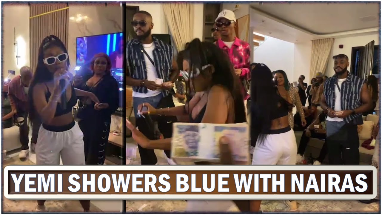 How Yemi Cregx Made It Rain For Blue Aiva #BBTITANS - YouTube