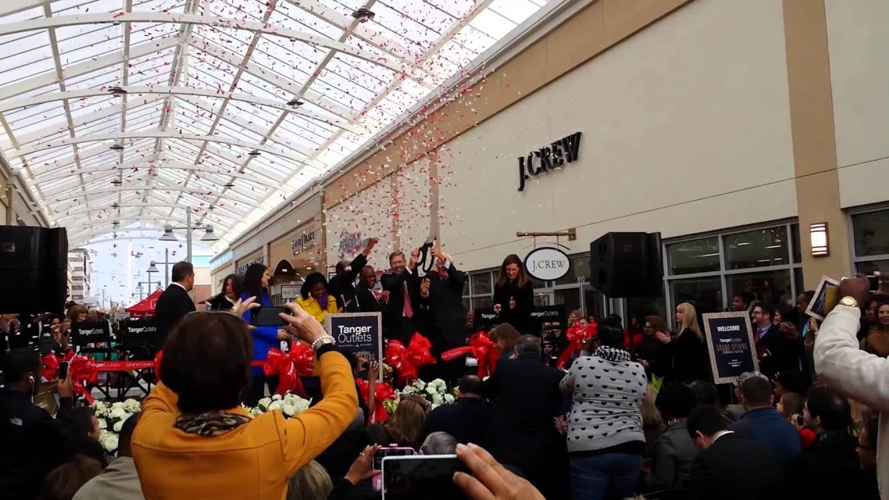 Tanger Outlet National Harbor Grand Opening - YouTube