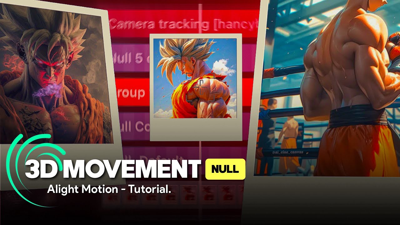 3D camera movement & Null | Alight Motion tutorial 🥊 - YouTube