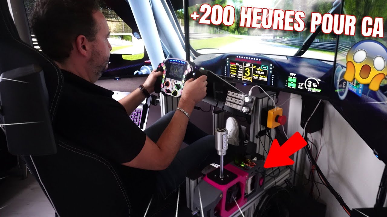 Je visite le SETUP SIM RACING d'un abonné (ce type est un magicien ...