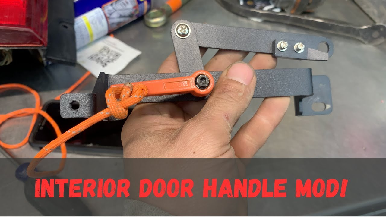 Gen 3 Montero Rear door handle Mod! - YouTube
