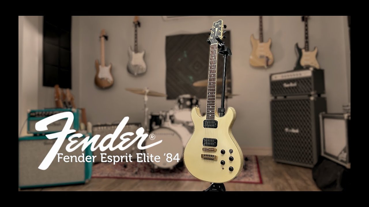 Fender Esprit Elite ‘84 By ( Guitarcoach Shop) - YouTube