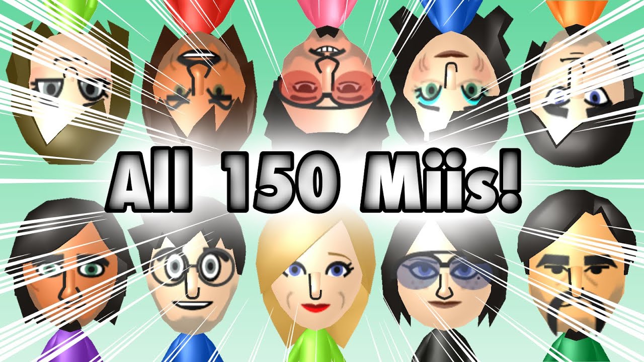 My 150 Custom CPU Miis (Gen 2) - YouTube