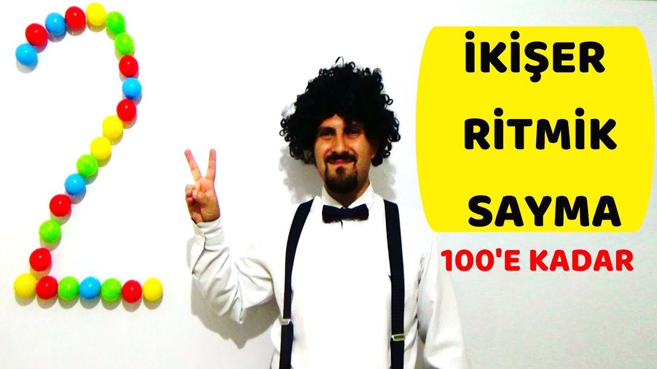 İKİŞER RİTMİK SAYMA | 2 ŞER RİTMİK SAYMA 100 E KADAR - YouTube