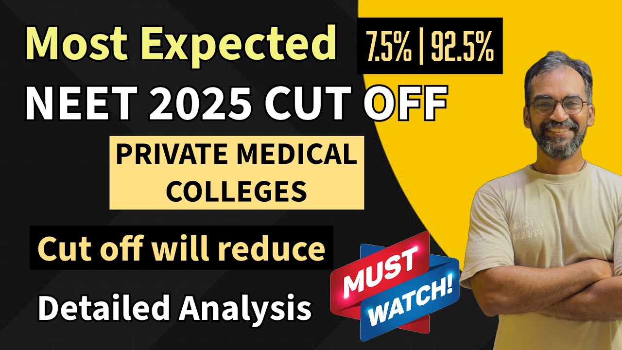 Most Expected Cut off marks for private medical colleges 2025 🔥 | Cut ...