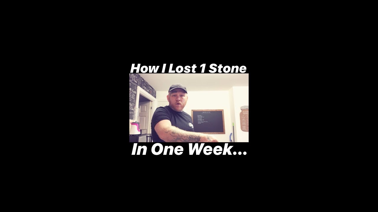 How I Lost One Stone In One Week! - YouTube