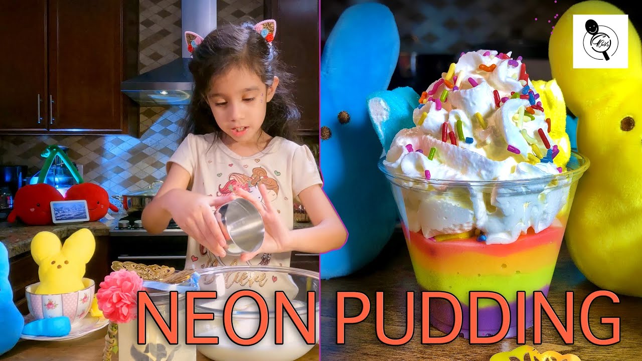Neon Pudding Easter Snacks | How to make easy Easter snacks - YouTube