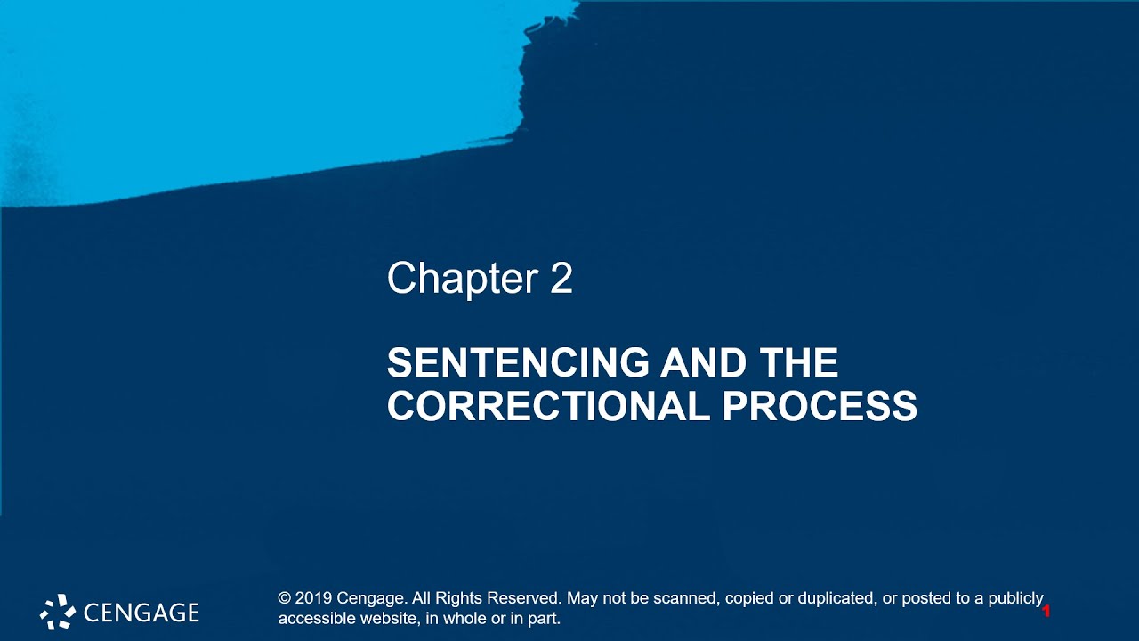 Chapter 02 LECTURE ON SENTENCING AND THE CORRECTIONAL PROCESS - YouTube