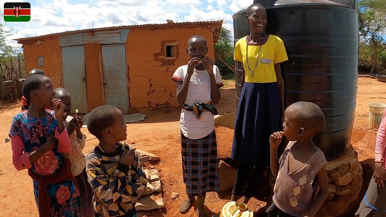 Maasai kids try poppin candy (pop rocks) for the first time. #africa # ...