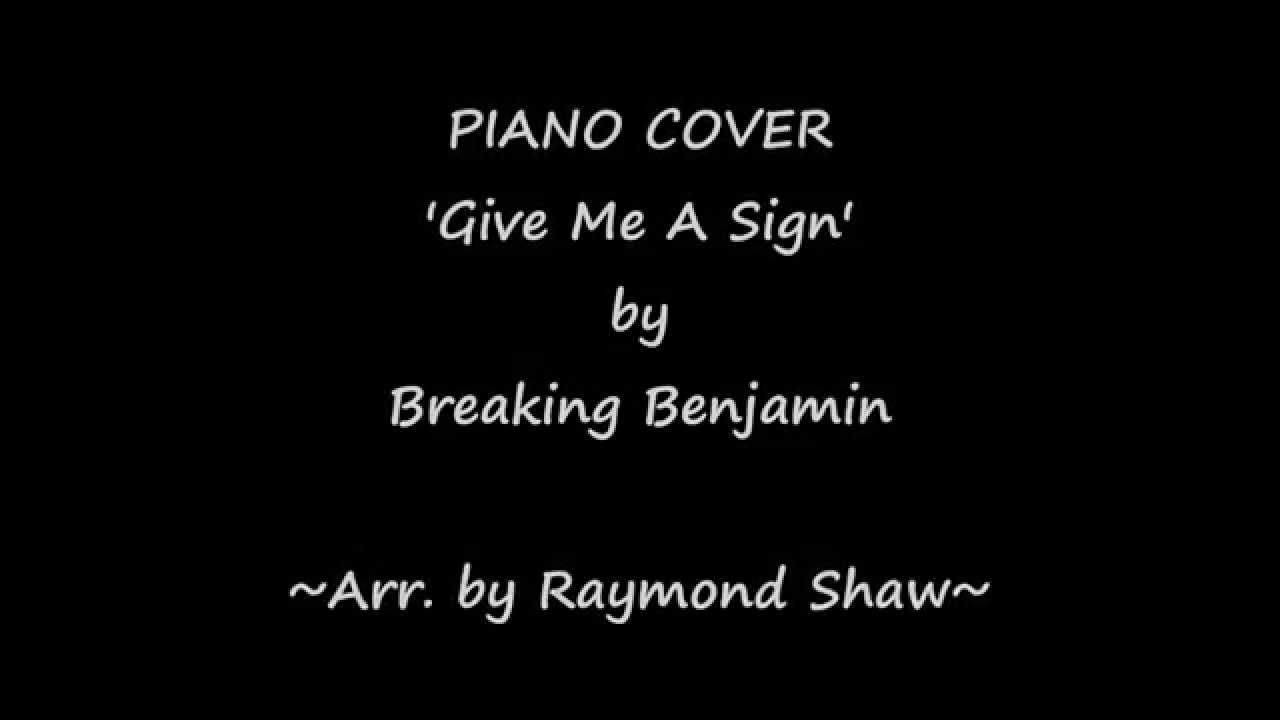 Give Me A Sign - Sheet Music for Piano Cover - YouTube