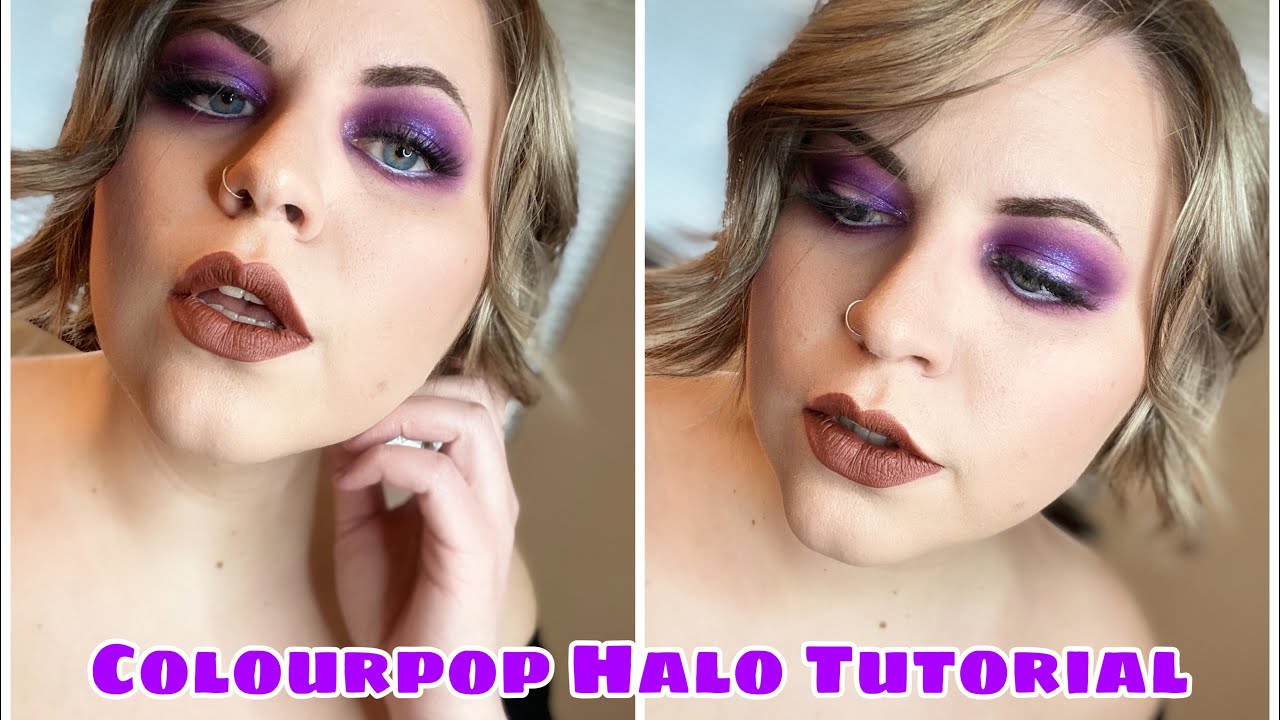 COLOURPOP HALO MAKEUP TUTORIAL - YouTube
