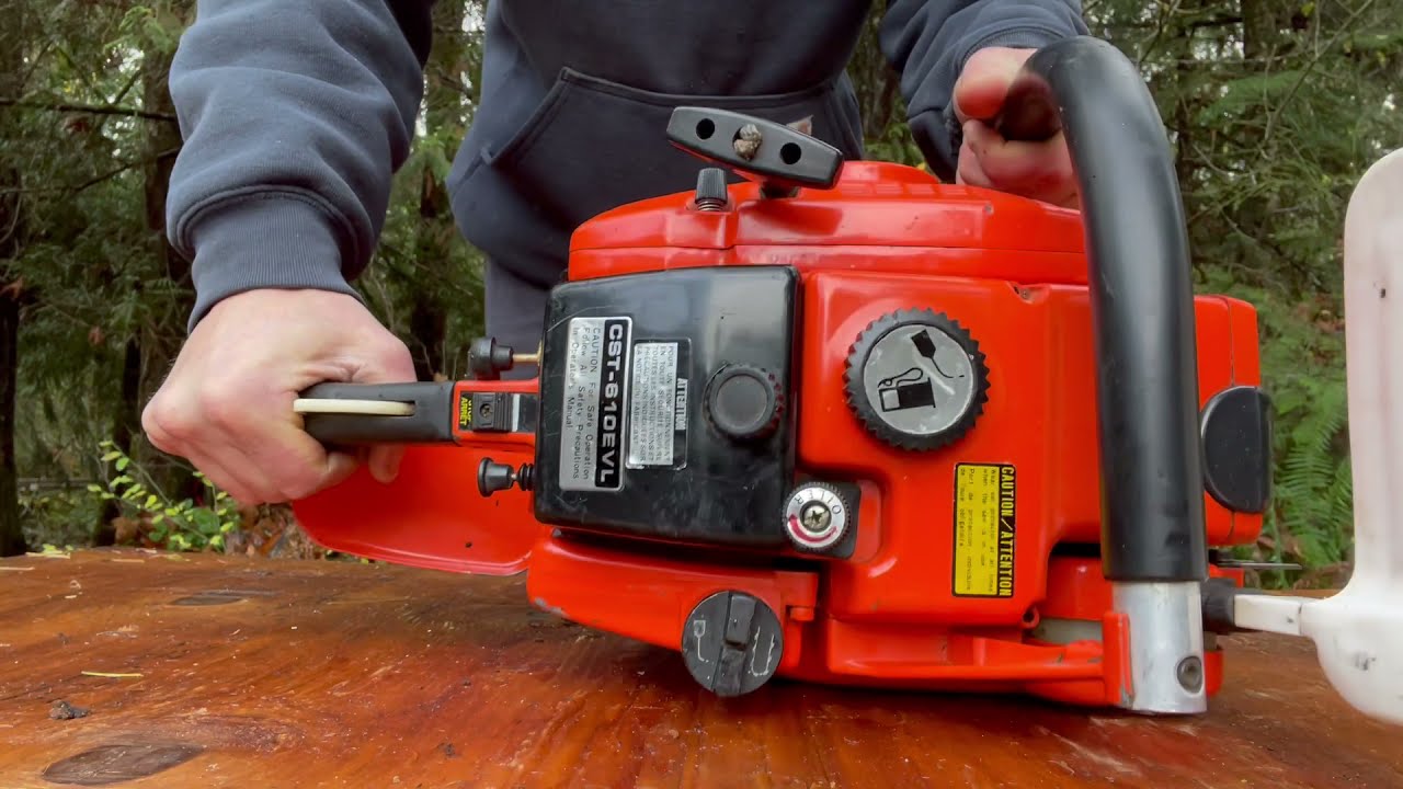 Echo CST-610 EVL Twin Cylinder Chainsaw - YouTube
