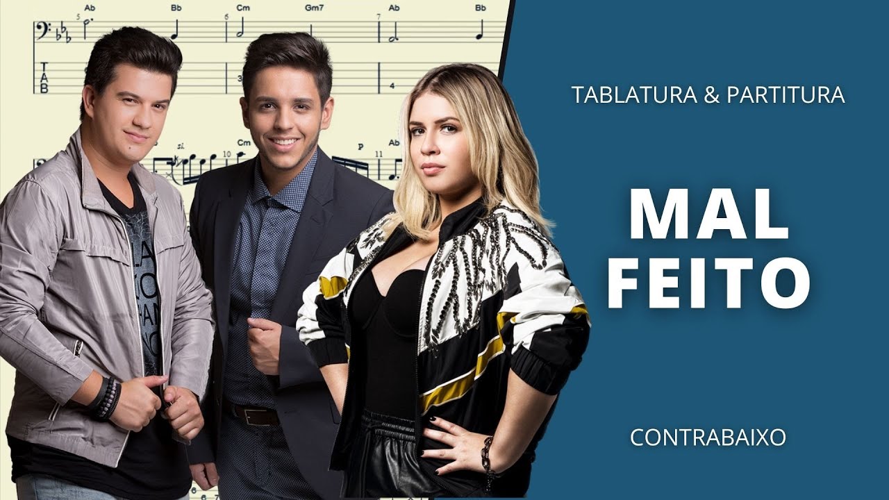 Mal Feito - Hugo & Guilherme - Marília Mendonça | Contrabaixo ...