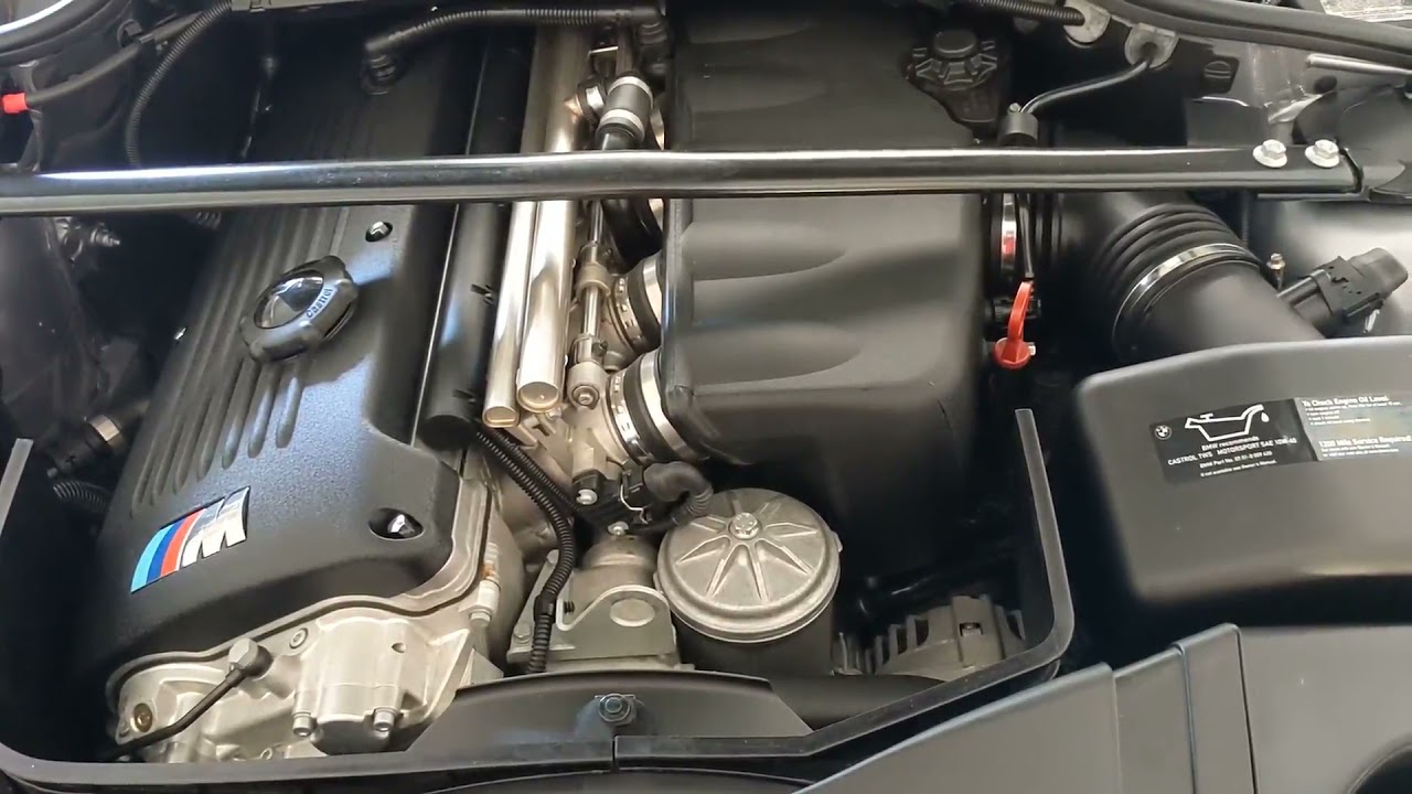 E46 M3 engine idling - YouTube