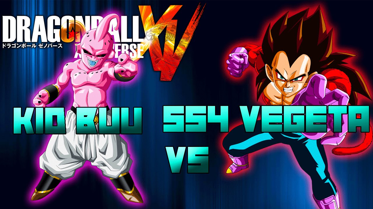 Dragonball Z - What if Battles - SS4 Vegeta vs Kid Buu - YouTube