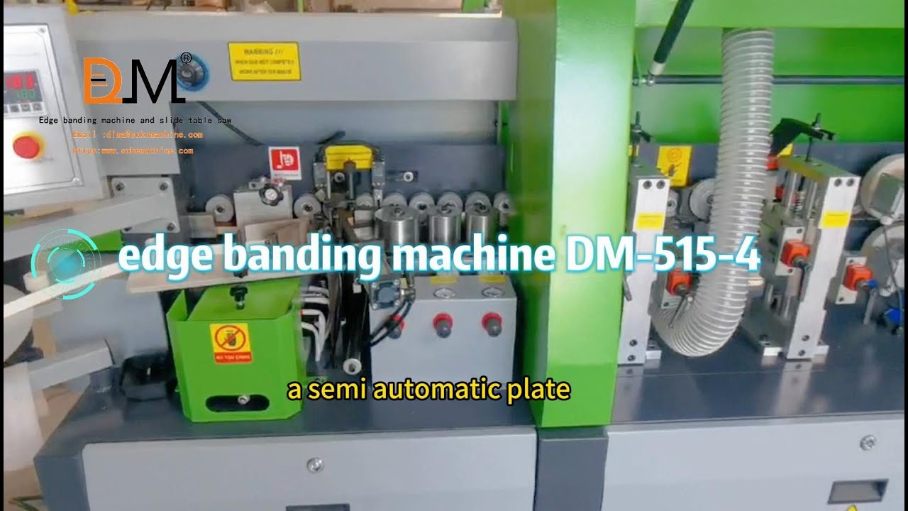 PVC sheet edge banding machine edge banding machine515 -4 - YouTube
