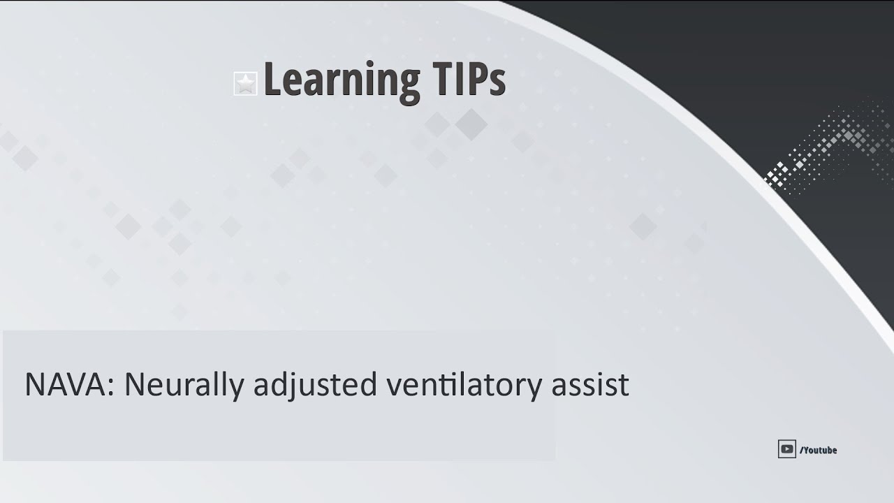 Neurally adjusted ventilatory assist (NAVA) - YouTube