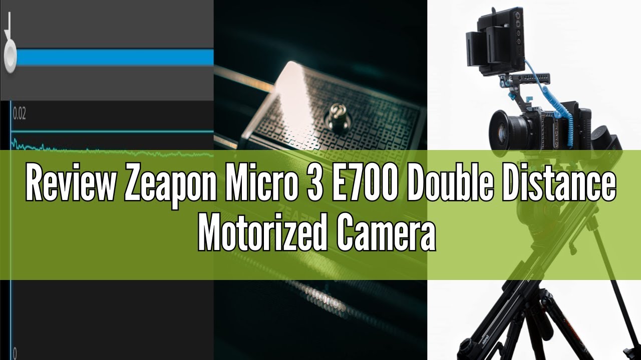 Review Zeapon Micro 3 E700 Double Distance Motorized Camera Slider, 30 ...