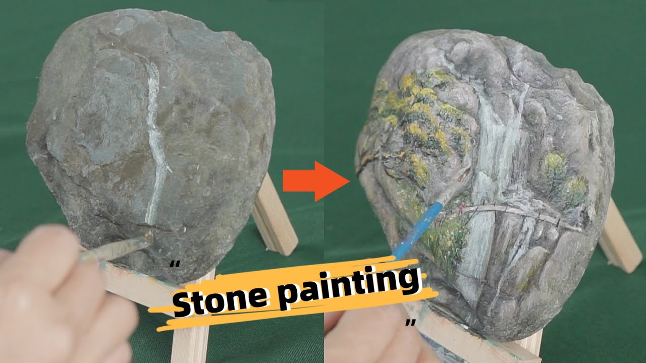 Stone painting, a project that turns ordinary stones into works of art ...