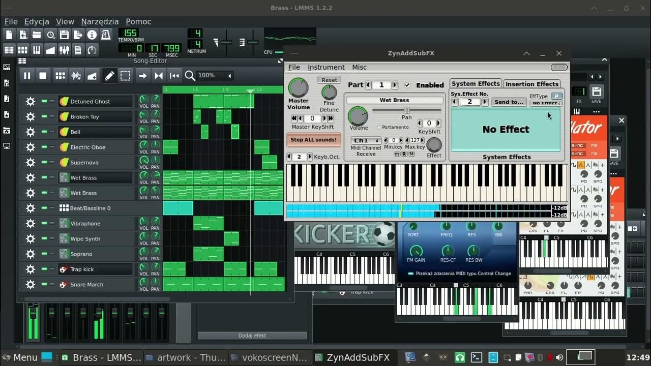 LMMS 🎶 TRAP KICK & EMPTINESS LOOP 🐧 - YouTube