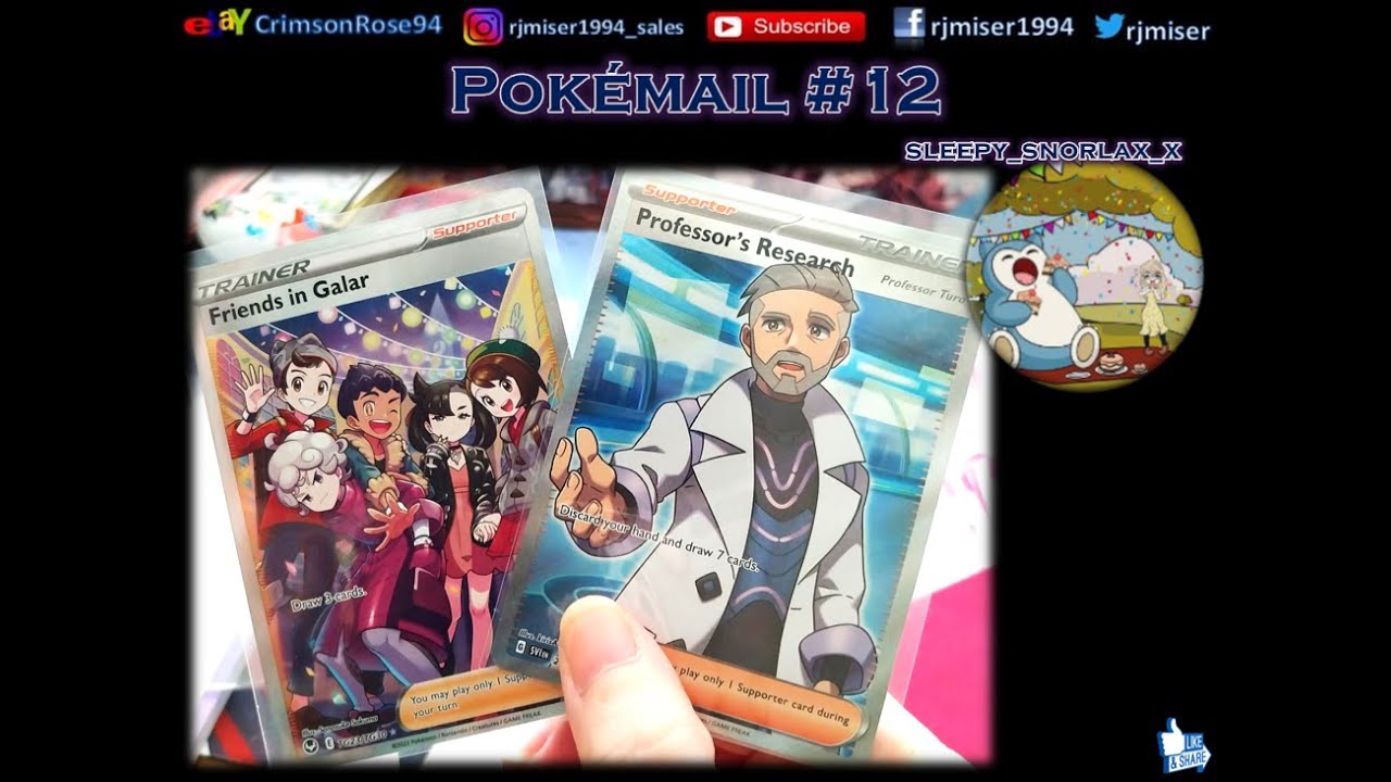 PokeMail #12 from sleepy_snorlax_x - YouTube