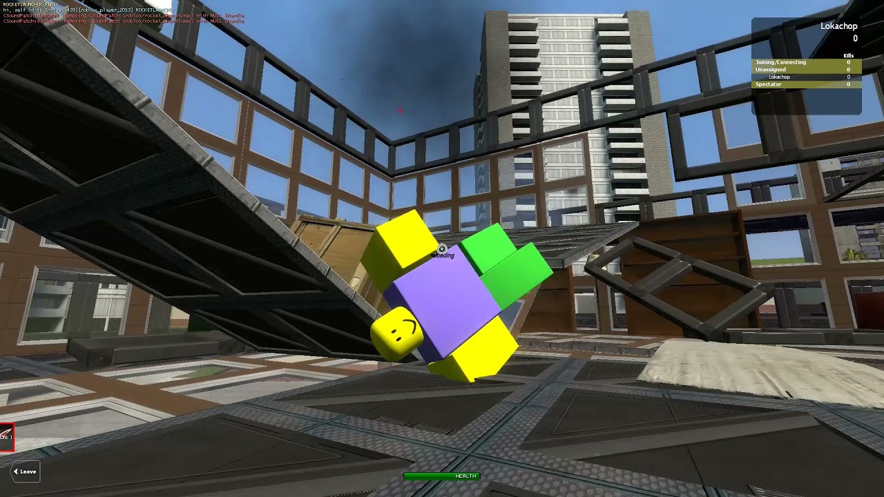 roblox in gmod destruction demo - YouTube