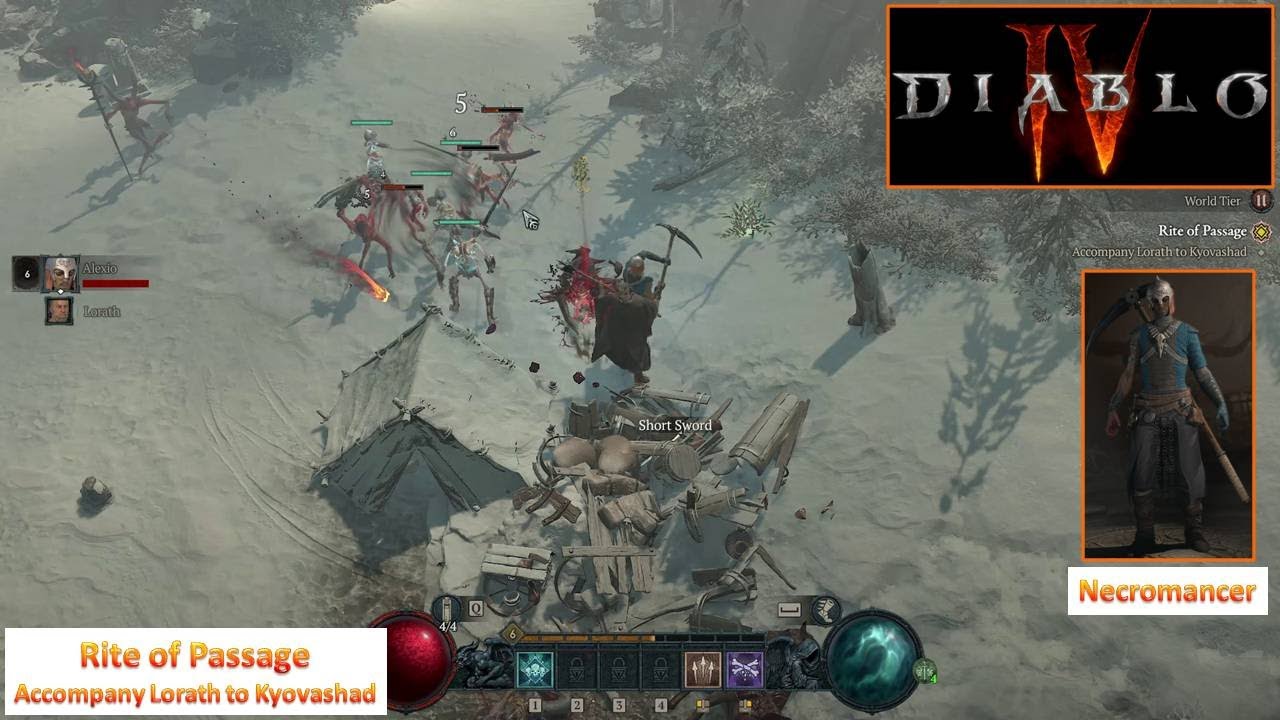 Diablo IV - Rite of Passage - Accompany Lorath to Kyovashad ...