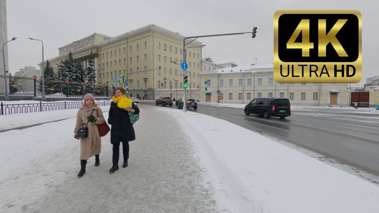 Walking Tour 4K | Winter in Moscow, Russia 🇷🇺 - YouTube