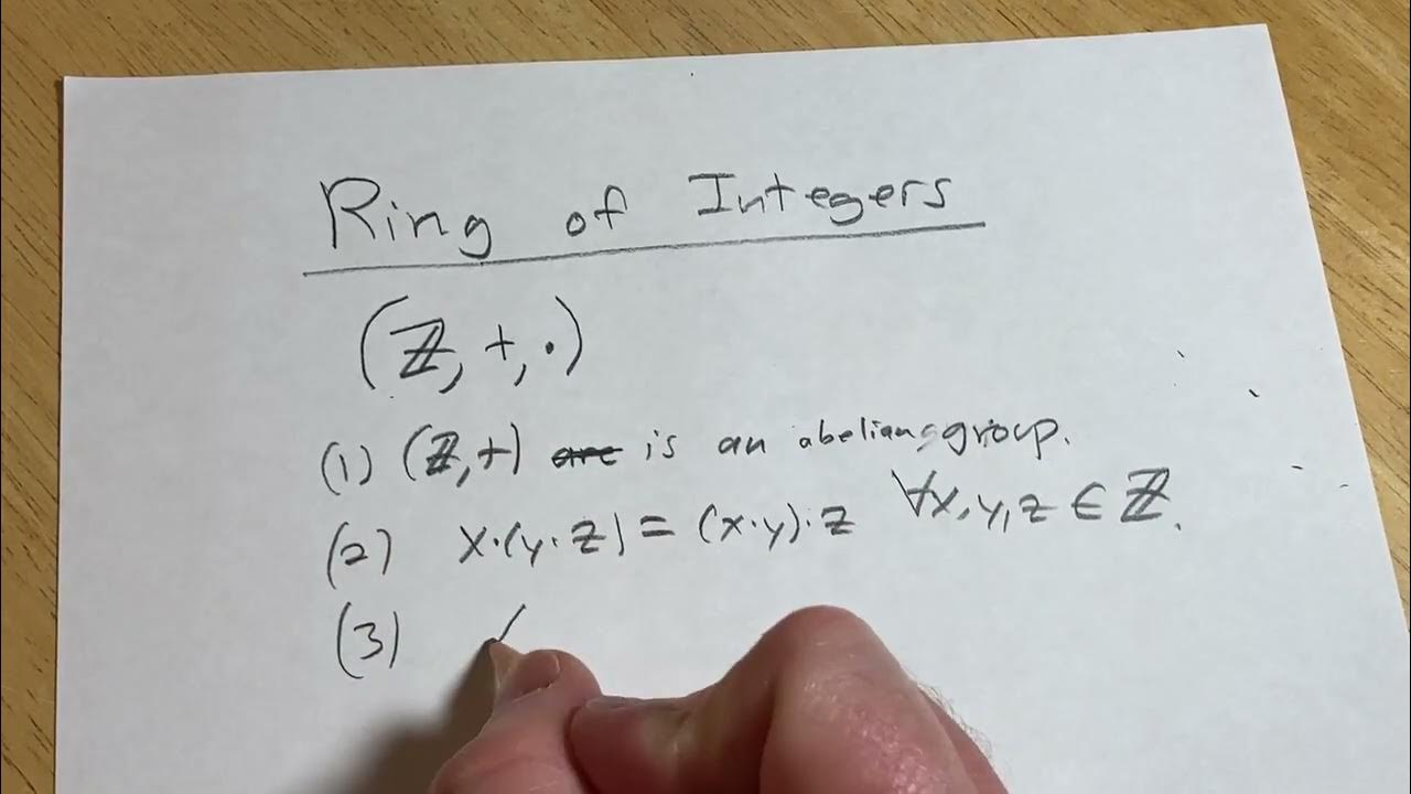The Ring of Integers - YouTube