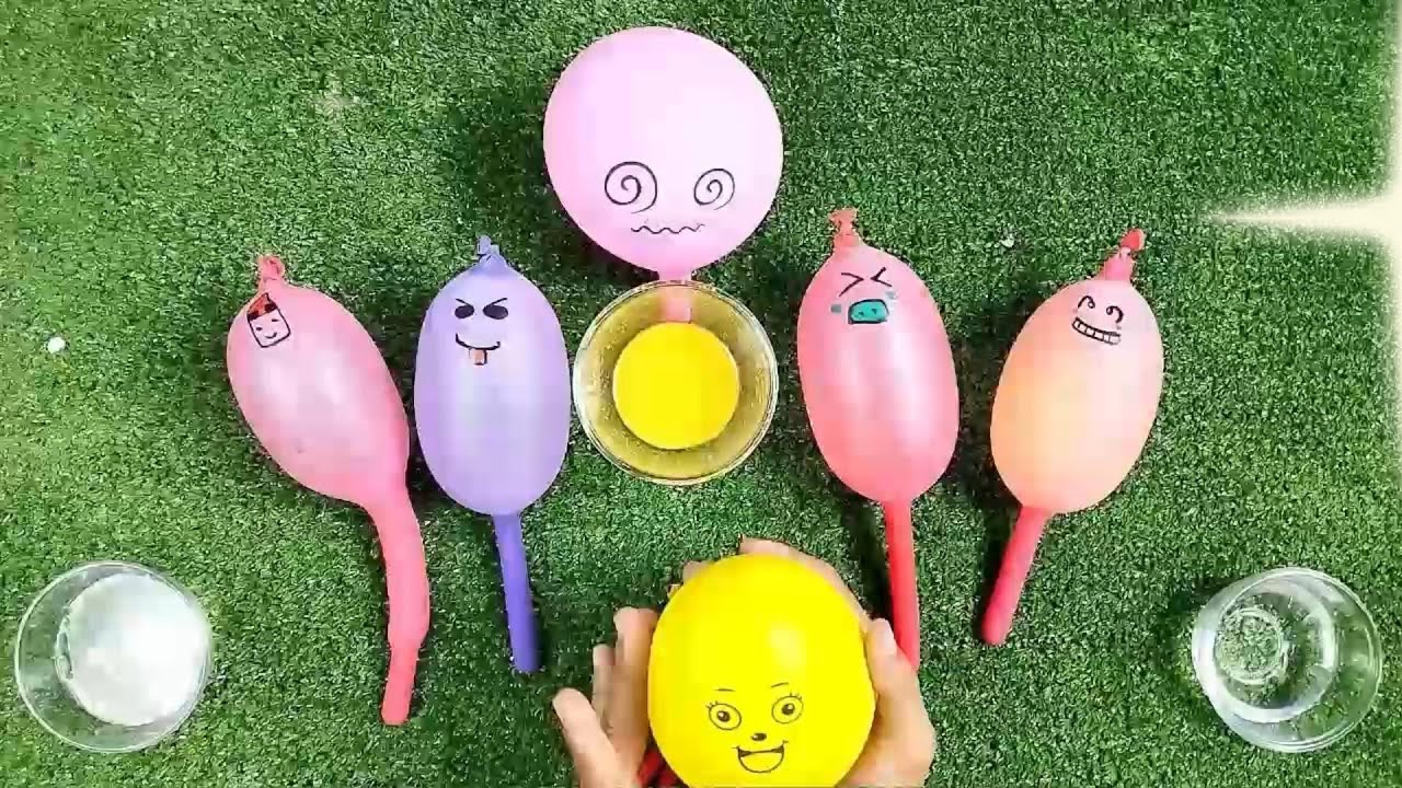 Making Slime With Funny Balloons Satisfying Slime Mixing Video Special ...