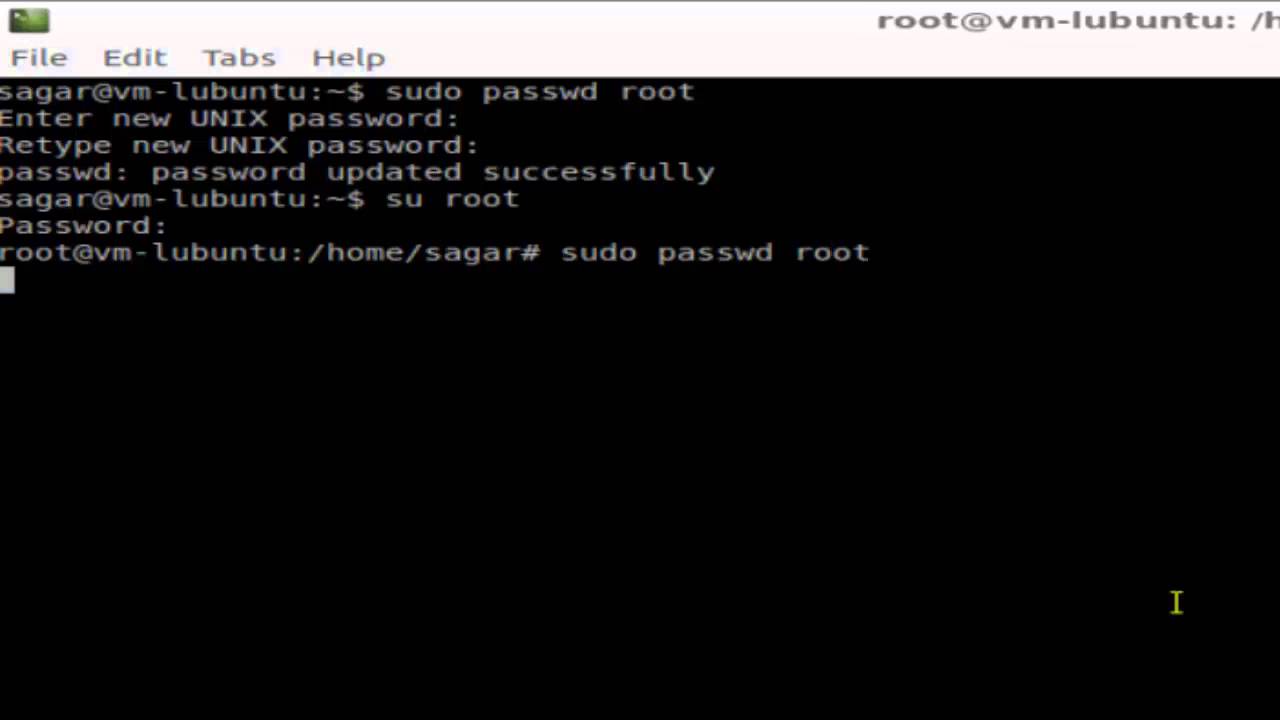 How to change the password for root in openSUSE - YouTube